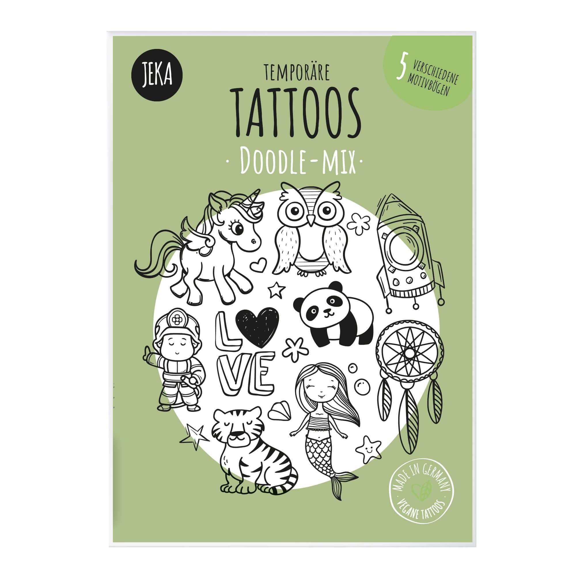 Jeka Tattoos Doodle-Mix – Zwergenfabrik